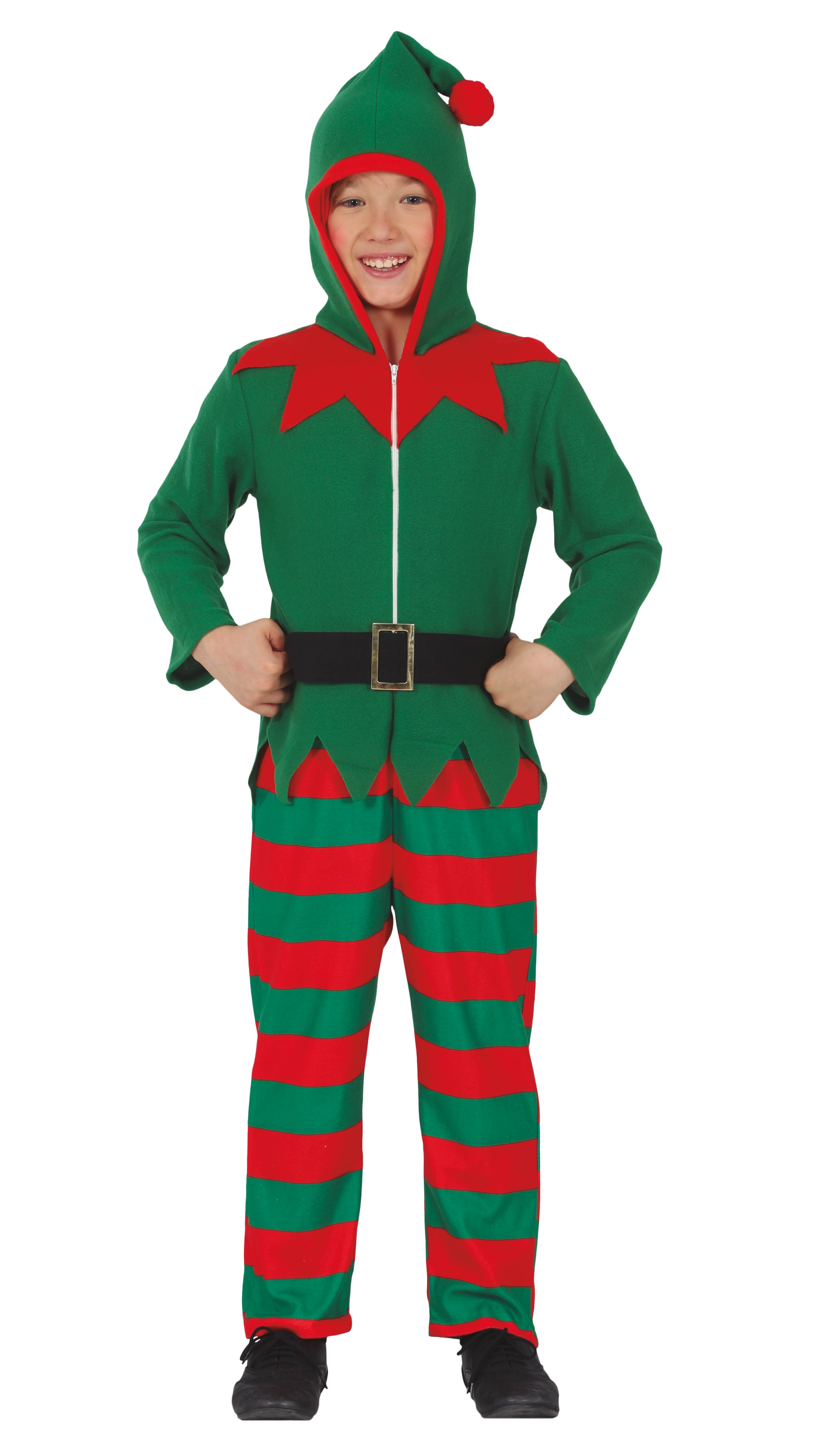 Costum salopeta Elf spiridus copii