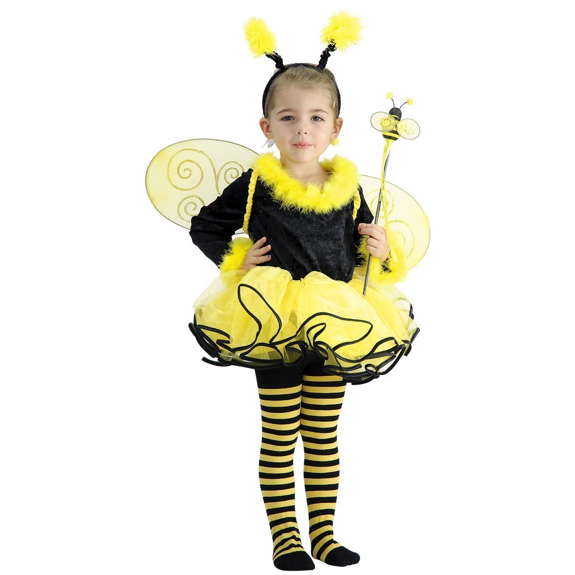 Costum albinuta de catifea copii complet