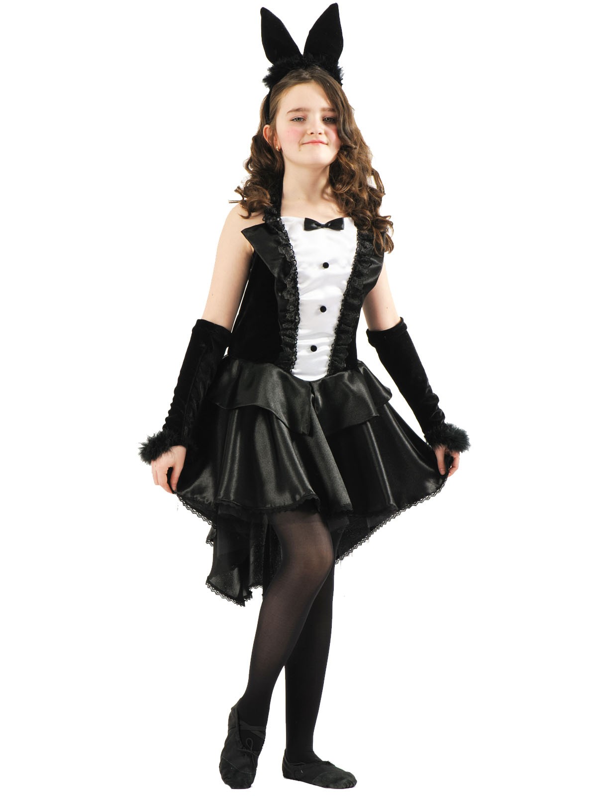 Costum Iepuras Negru Pentru Fete