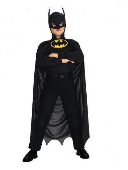 Costum Batman copii tricou pelerina si masca